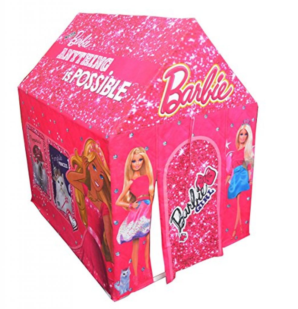 Mattel Barbie Play Tent House, Multi Color - OMGTricks