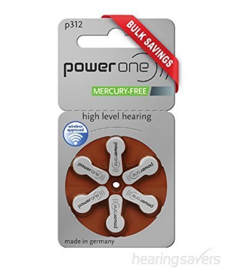Power One P312 Hearing Aid Battery (Pack Of 5)(30 Cells) - OMGTricks