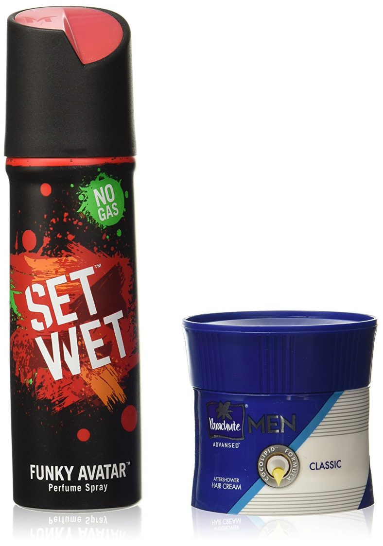 Set Wet Funky Avatar Perfume Spray 120 ml and Parachute Advansed Men ...