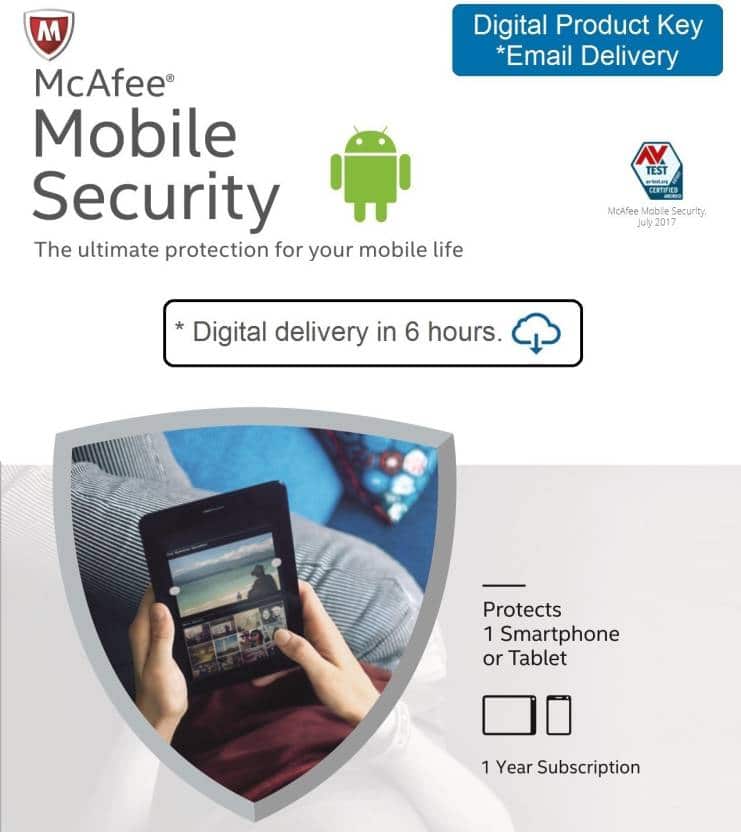 McAfee 1 User 1 Year Mobile Security Activation Code - OMGTricks