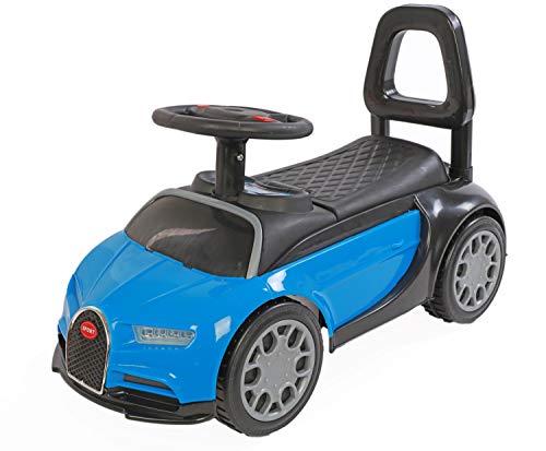 Toy House Foot to Floor Bugatti Push Car for Kids (1 to 3Yrs), Blue ...