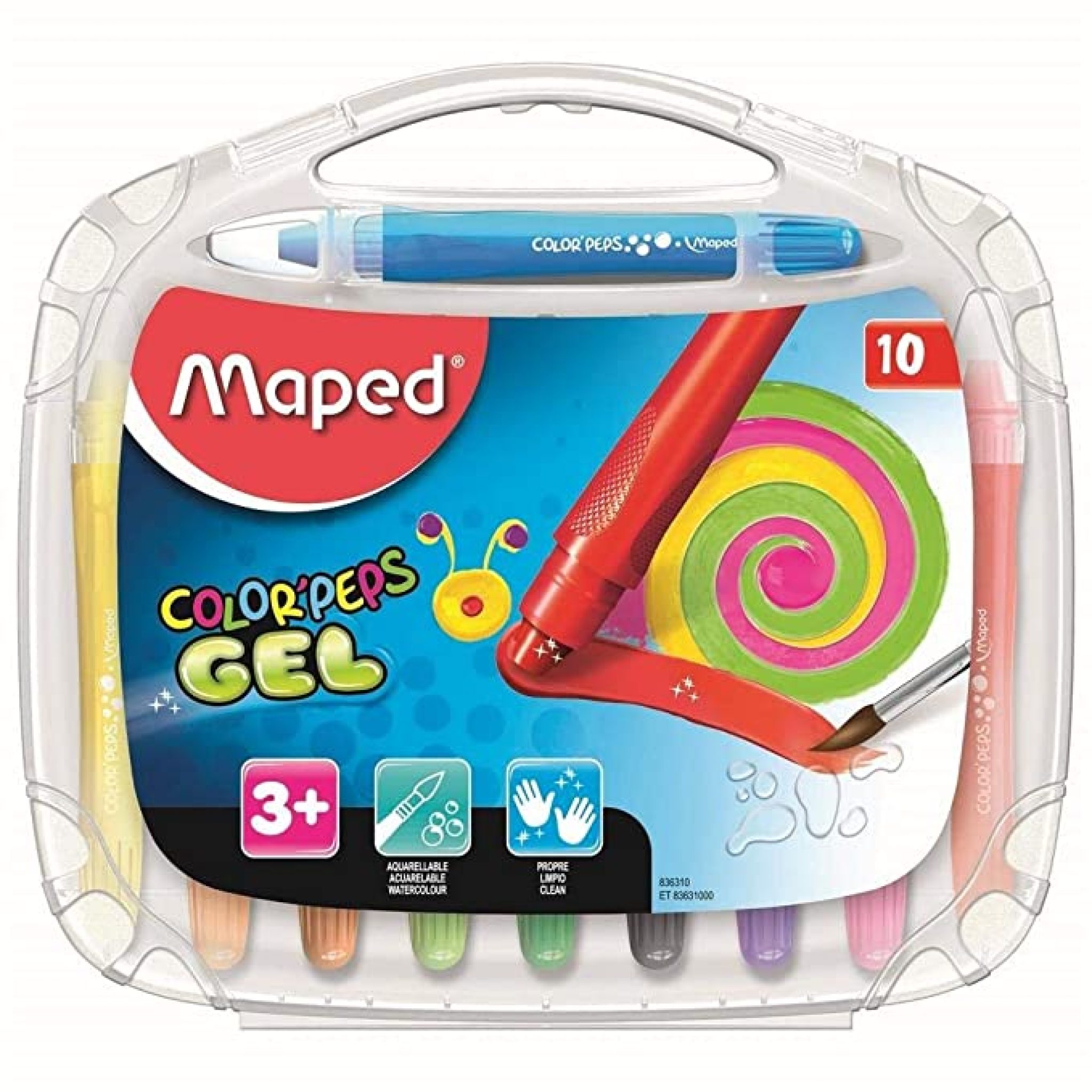 Maped Water Color Crayons Set - Pack of 10 - OMGTricks